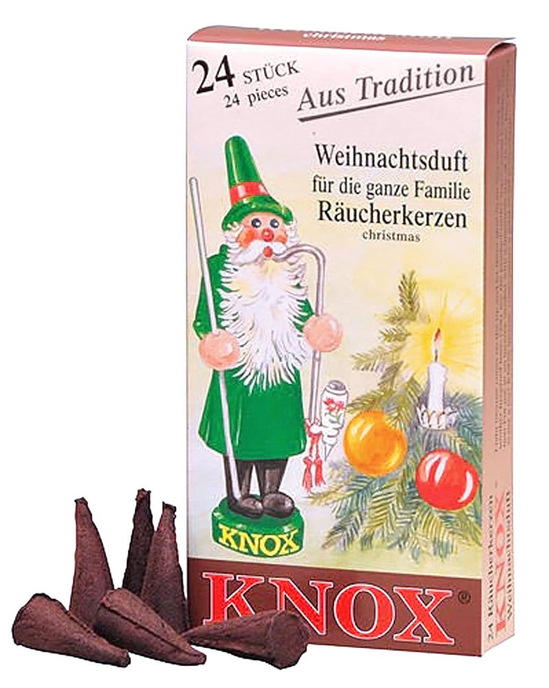Knox Christmas Scent German Incense Cones Made in Germany for Christmas Smokers