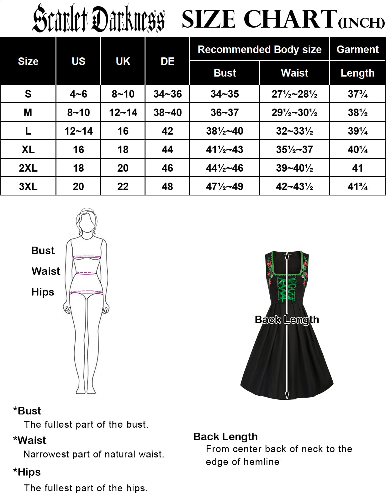 Scarlet Darkness Oktoberfest Outfits October Festival Costume for Women German Dirndl Green L