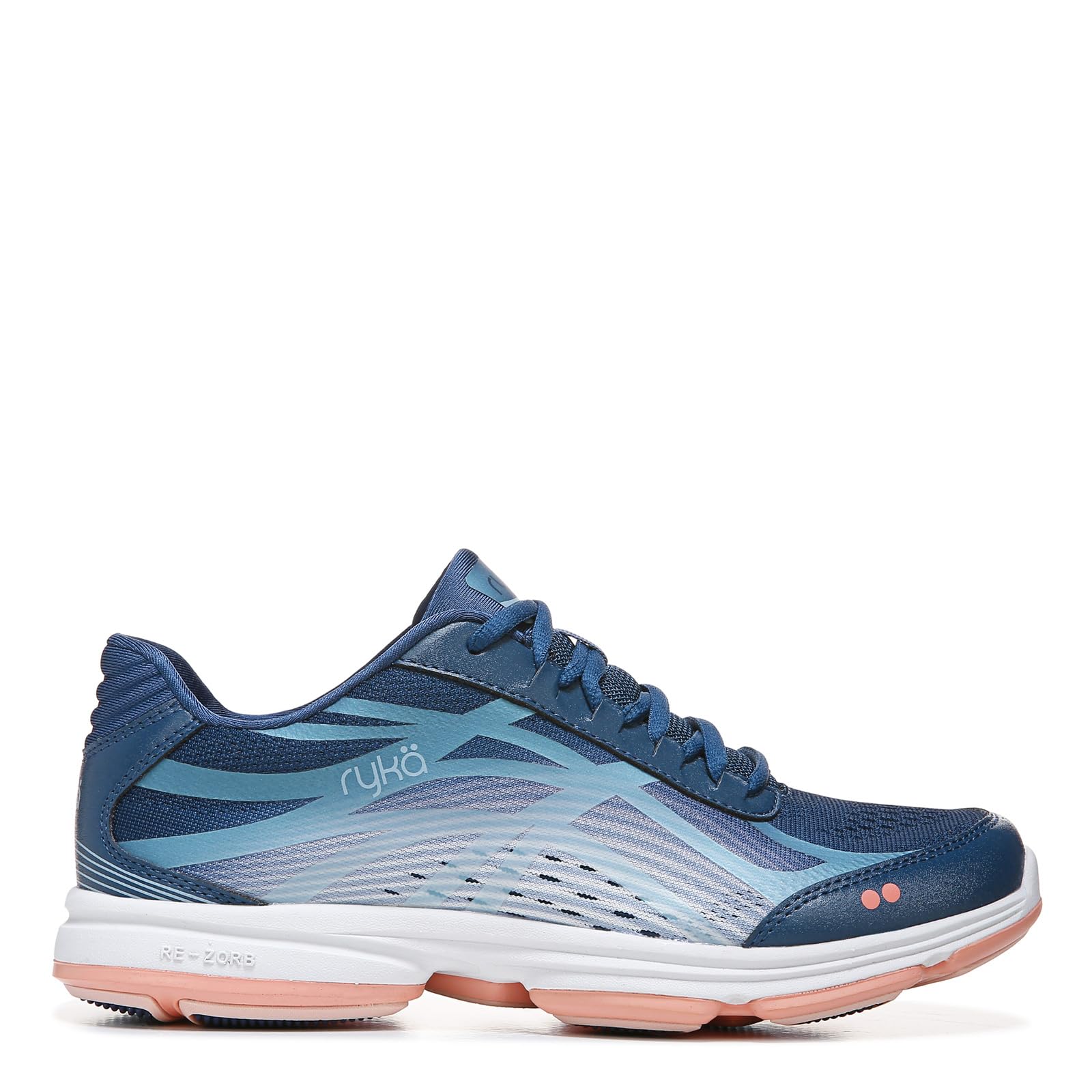 Ryka Womens Devotion Plus 3 Walking Shoe, Blue Multi, 8.5 US