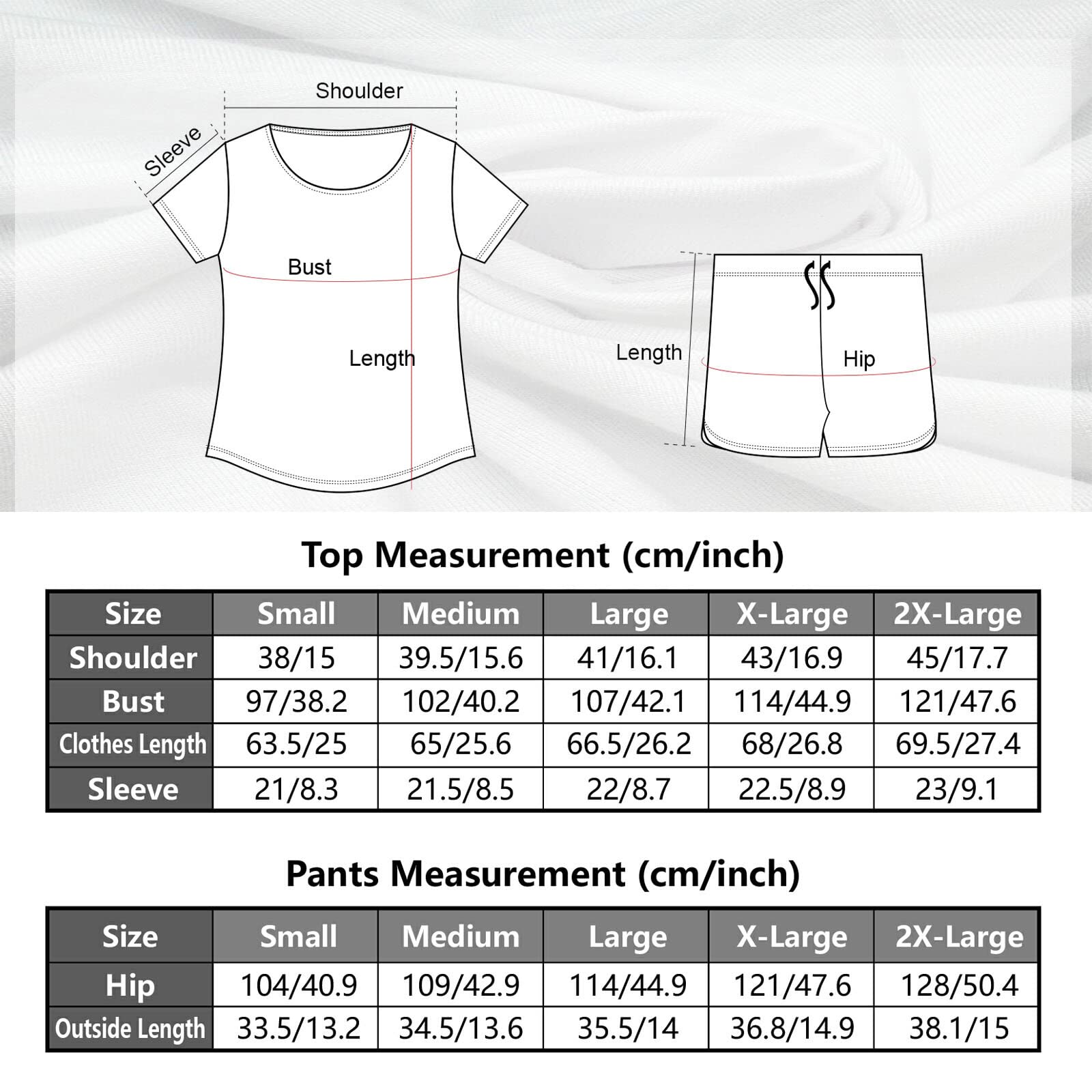 vvfelixl German Shepherd Pajamas Sleepwear For Women Short Sleeve Loungewear White Xl