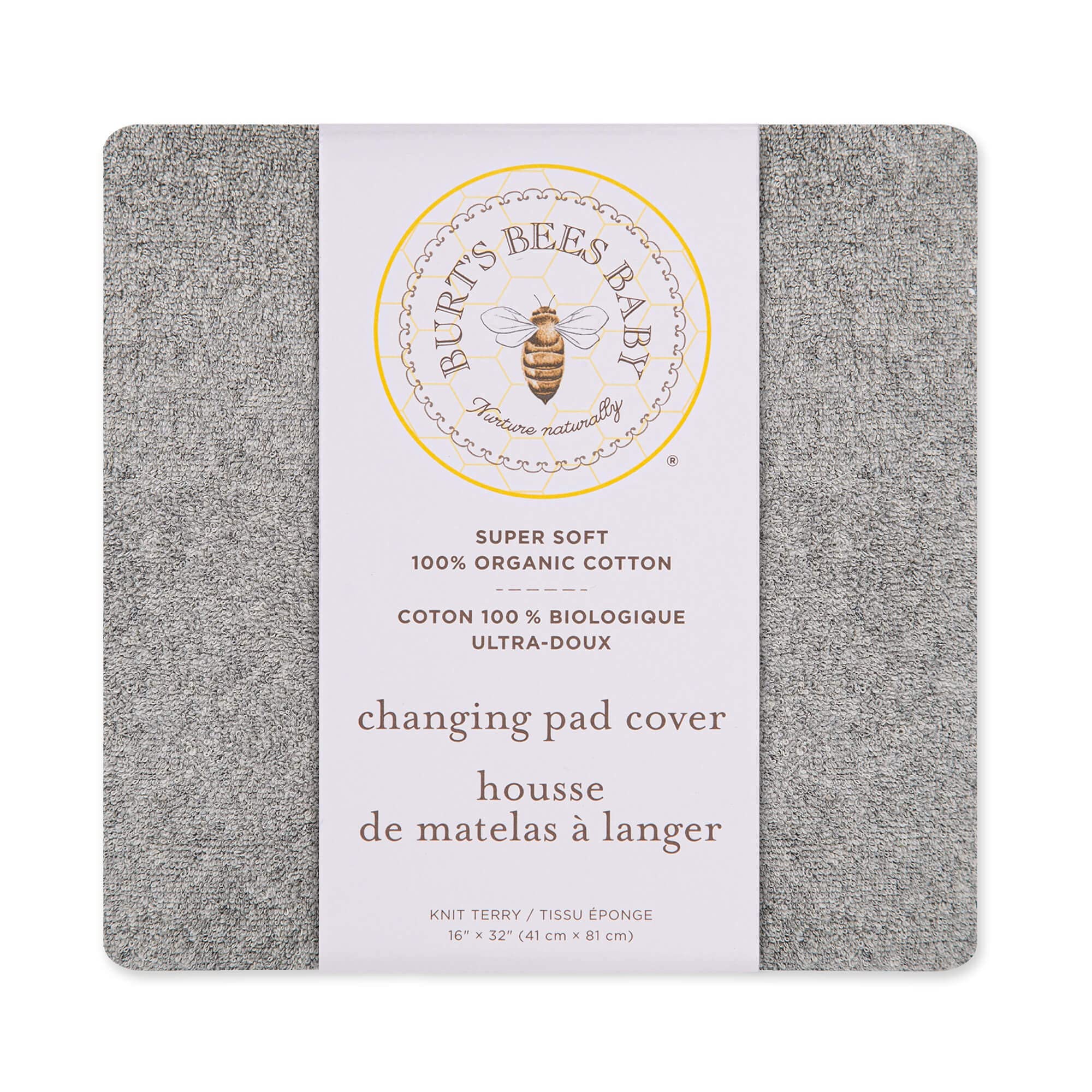 Changing Pad Cover, 100% Organic Cotton Changing Pad Liner for Standard 16" x 32" Baby Changing Mats