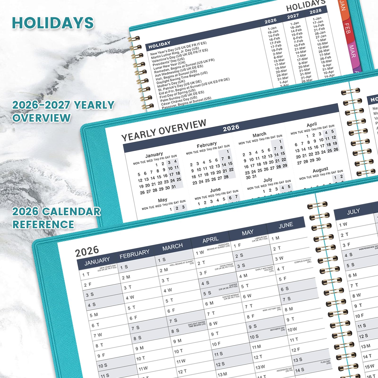 Weekly Appointment Book 2023 - Daily Hourly Planner 2023, January 2023- December 2023, 8.4" x 10.6", 15-Minute Interval, Flexible Soft Cover, Twin-Wire Binding, Perfect for Your Life