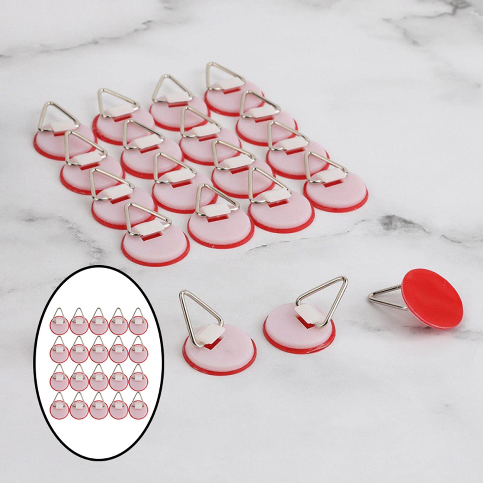 2.2cm Invisible Plate Hanger Set Vertical Plate Holders for The Wall (2), has Good Sticky and Durable.