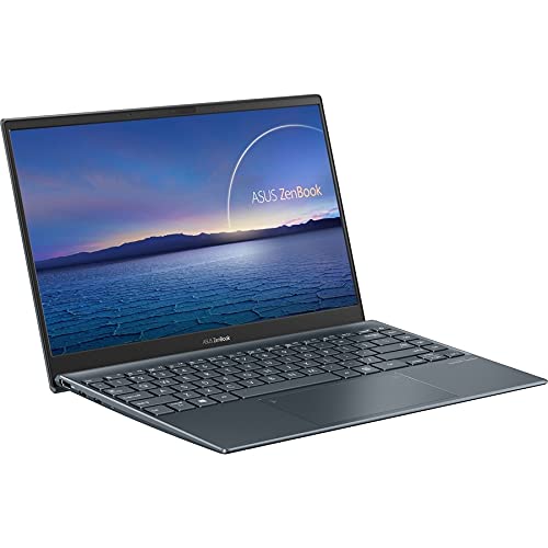 ASUS ZenBook 13 Ultra-Slim Laptop, 13.3β OLED FHD NanoEdge Bezel Display, Intel Core i7-1165G7, 16GB LPDDR4X RAM, 512GB SSD, NumberPad, Thunderbolt 4, Wi-Fi 6, Windows 10 Pro, Pine Grey, UX325EA-XS74