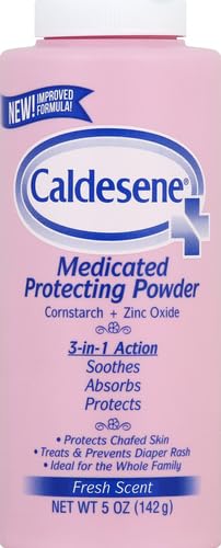 Caldesene Medicated Protecting Powder, Cornstarch & Zinc Oxide, Talc Free, 5oz