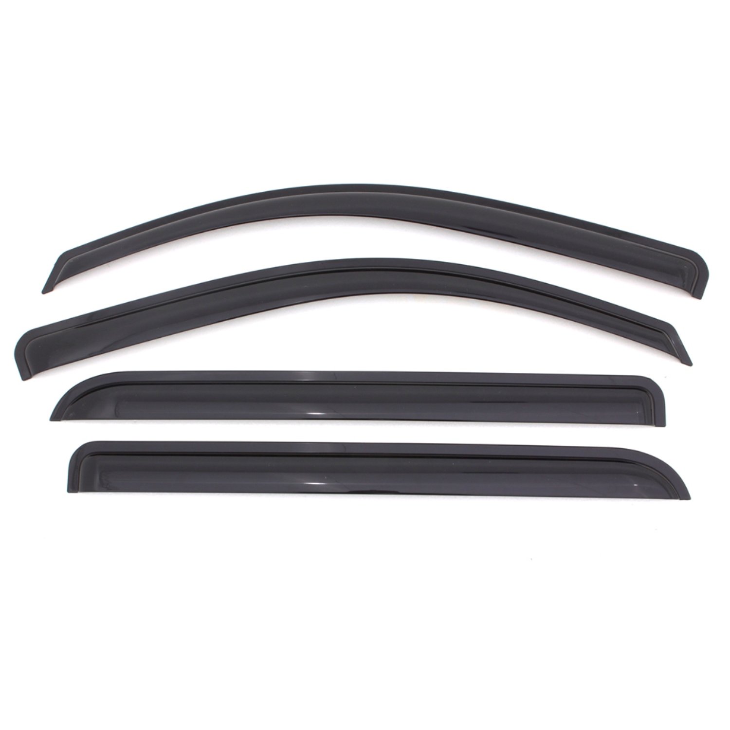 Auto Ventshade [AVS] Ventvisor / Rain Guards | Smoke Color, 4 pc | 94760 | Fits 2001 Kia Sephia, 2001 - 2004 Kia Spectra