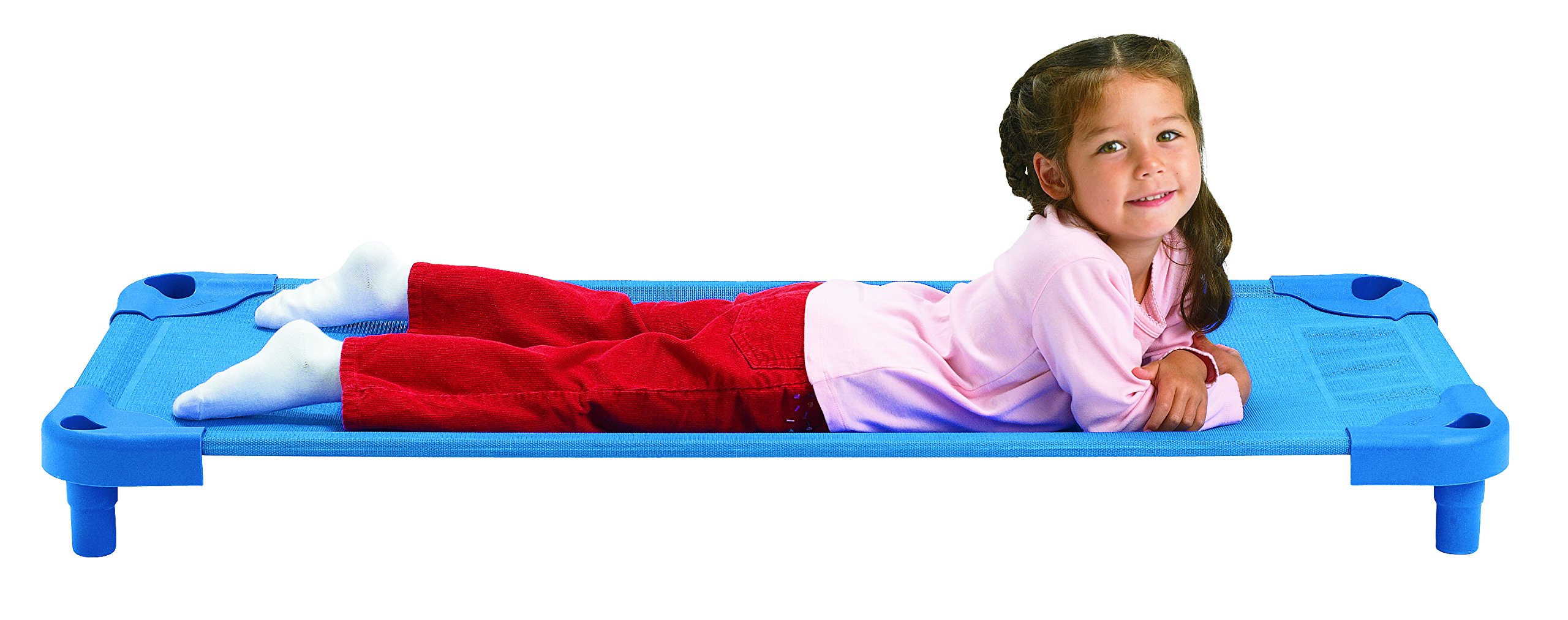 Angeles, AFB5750, Value Line Standard Kids Nap Cot, Stackable Classroom Rest Cot, Toddler Daycare or Preschool Indoor Sleeping - Fully Assembled