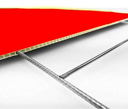 VIBE INK 1-Pack Large 24" x 18" - Home for Rent - Yard Sign/Lawn UV Ink - Corrugated Plastic - Double Sided - Waterproof- Metal Stake included - Made in USA - Great for ALL USES! (1)