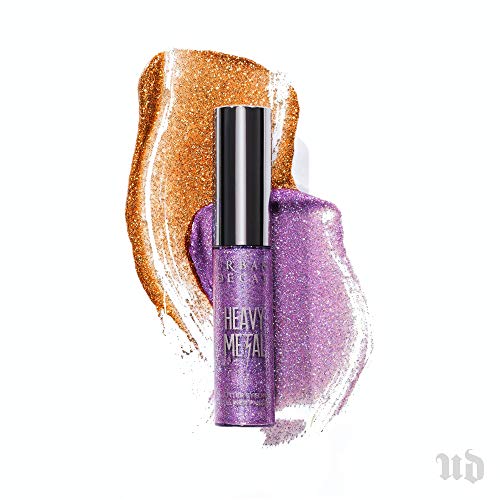 URBAN DECAY Heavy Metal Glitter Eyeliner, Disco Daydream - Silver Holographic Glitter - Water-Based Formula - Long-Lasting, Buildable, Quick Drying