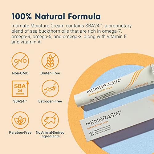 Membrasin Topical Vulva Cream for Feminine Dryness, Feminine Moisture Support and Topical Hydration, Helps Reducing Dryness, Burning, and Itching