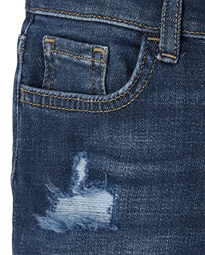 The Children's Place girls Fashion Denim Jeans, Roll Cuff Straight - Mily Wash, 6 7 US
