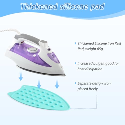 GOODOLD Funny Cows Pattern Ironing Mat Portable Travel Ironing Pad for Washer,Dryer,Table Top, Iron Board Alternative Cover, Large Heat Resistant Ironing Blanket