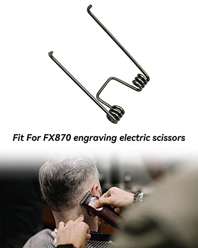 Vaticas 10PCS Hair Clipper Spring Fits for Babyliss FX870 Accessories Tension Clipper Spring Engraving Hair Cutting Machine Repair Part