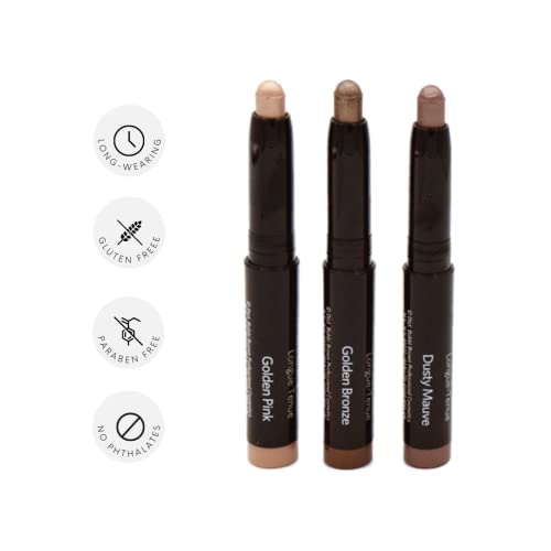 Bobbi Brown Mini Long-Wear Cream Shadow Stick Set - Dusty Mauve, Golden Pink, Vanilla