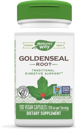 Natureās Way Goldenseal Root, Traditional Digestive Support*, 100 Capsules