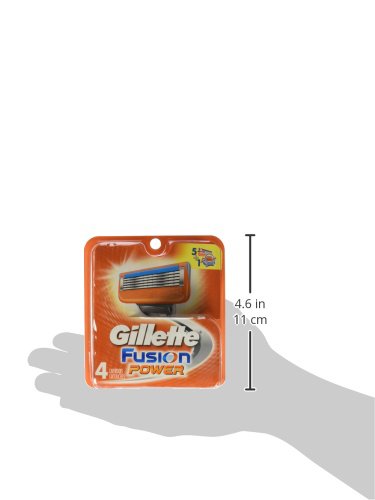 Gillette Fusion5 Men's Razor Blades, 4 Blade Refills