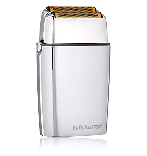 BaBylissPRO Barberology Double Foil Shaver, FXFS2 SILVERFX Professional Electric Shaver