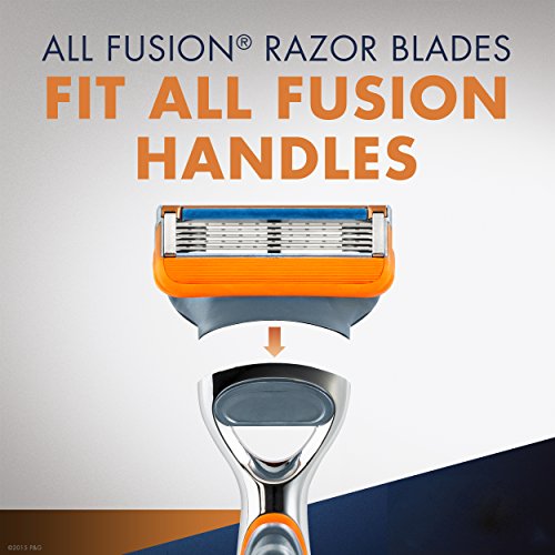 Gillette Fusion5 Men's Razor Blades, 4 Blade Refills