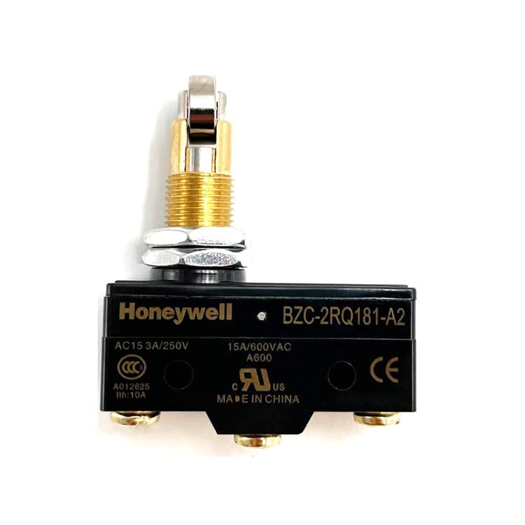 SMZ 1pc New Honeywell Micro Switch BZ-2RQ18-A2, Push Button Actuator, Manual Operation, Black