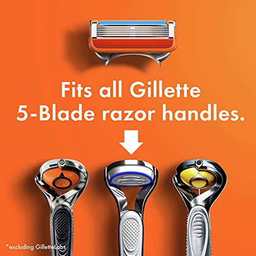 Gillette Fusion5 Men's Razor Blades, 4 Blade Refills
