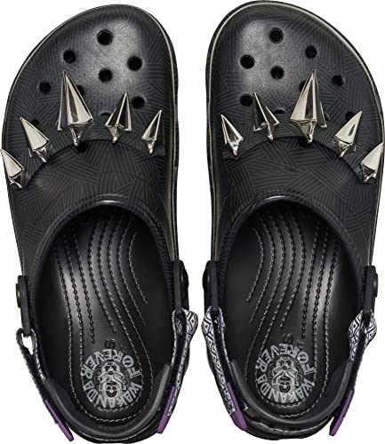 Crocs Unisex Marvel Superhero Clogs, Spiderman, Black Panther and Captain America Shoes, Multi, Numeric_8 US Men