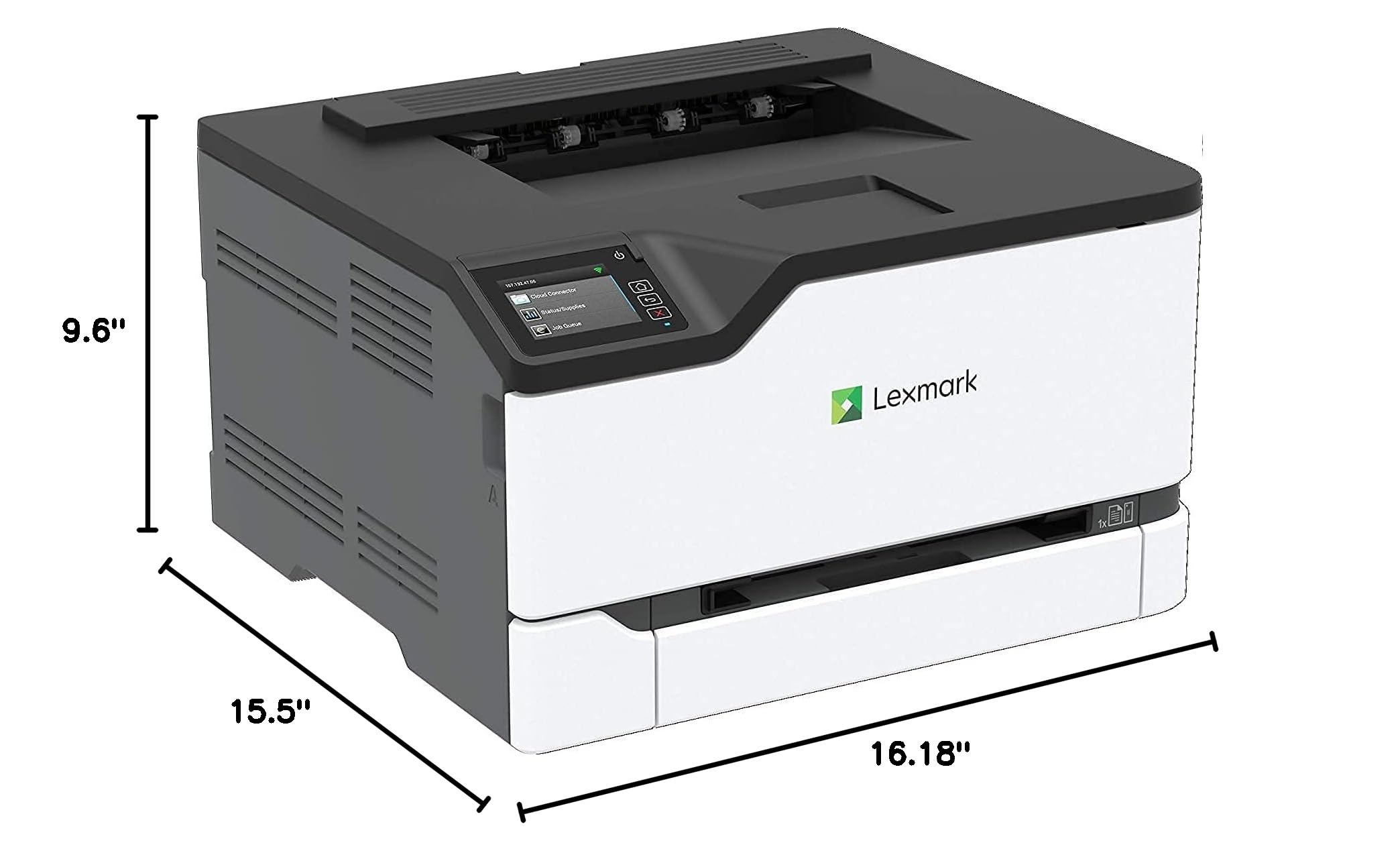 Lexmark C3426dw Color Laser Printer with Interactive Touch Screen, Full-Spectrum Security and Print Speed up to 26 ppm (40N9310),White,Small