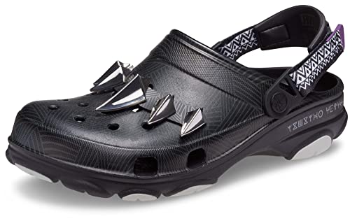 Crocs Unisex Marvel Superhero Clogs, Spiderman, Black Panther and Captain America Shoes, Multi, Numeric_8 US Men
