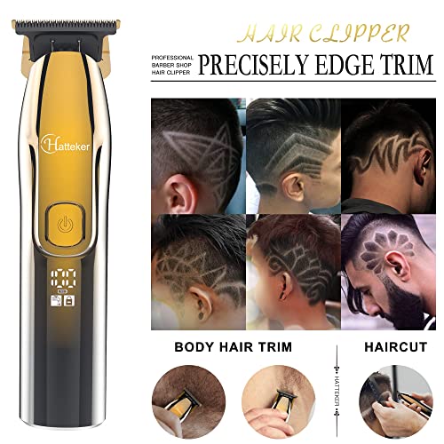 Hatteker Shaver Bald Head Shaver Electric Shaver Razor for Men with Precision Trimmer Barber Shaver Trimmer Triple Blades Waterproof Cordless, 1 Count