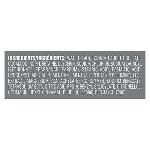 DOVE MEN + CARE Post-Workout 3-IN-1 (Body + Face + Hair Wash) With Peppermint 4 Count Infused with Electrolytes + Magnesium 18 oz