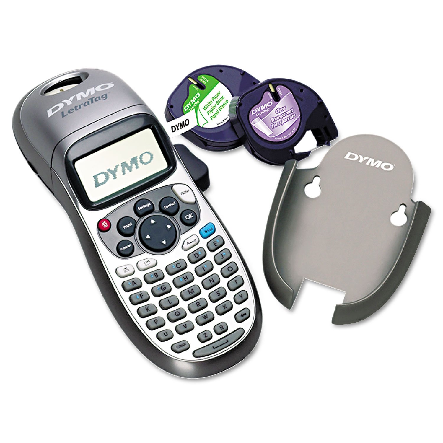 DYMO 21455 Letratag 100H Label Maker, 2 Lines, 3 1/10W X 2 3/5D X 8 3/10H