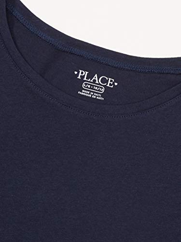 The Children's Place girls Long Sleeve Layering Tee T Shirt, Tidal, 7 8 US