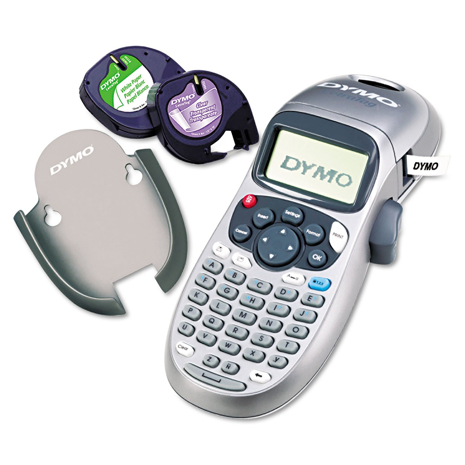 DYMO 21455 Letratag 100H Label Maker, 2 Lines, 3 1/10W X 2 3/5D X 8 3/10H