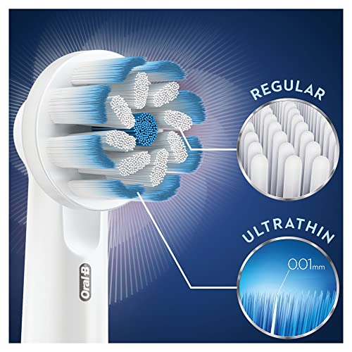 Braun Oral-B 4210201320180 Sensitive Clean Toothbrush Heads for Our Gentle Cleaning, in Letterbox Packaging Pack of 8
