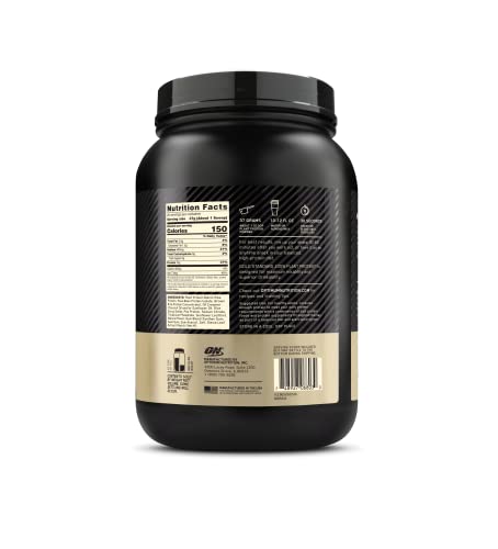 Optimum Nutrition Gold Standard 100% Plant Based Protein Powder, Gluten Free, Vegan Protein for Muscle Support and Recovery with Amino Acids - Creamy Vanilla, 20 Servings