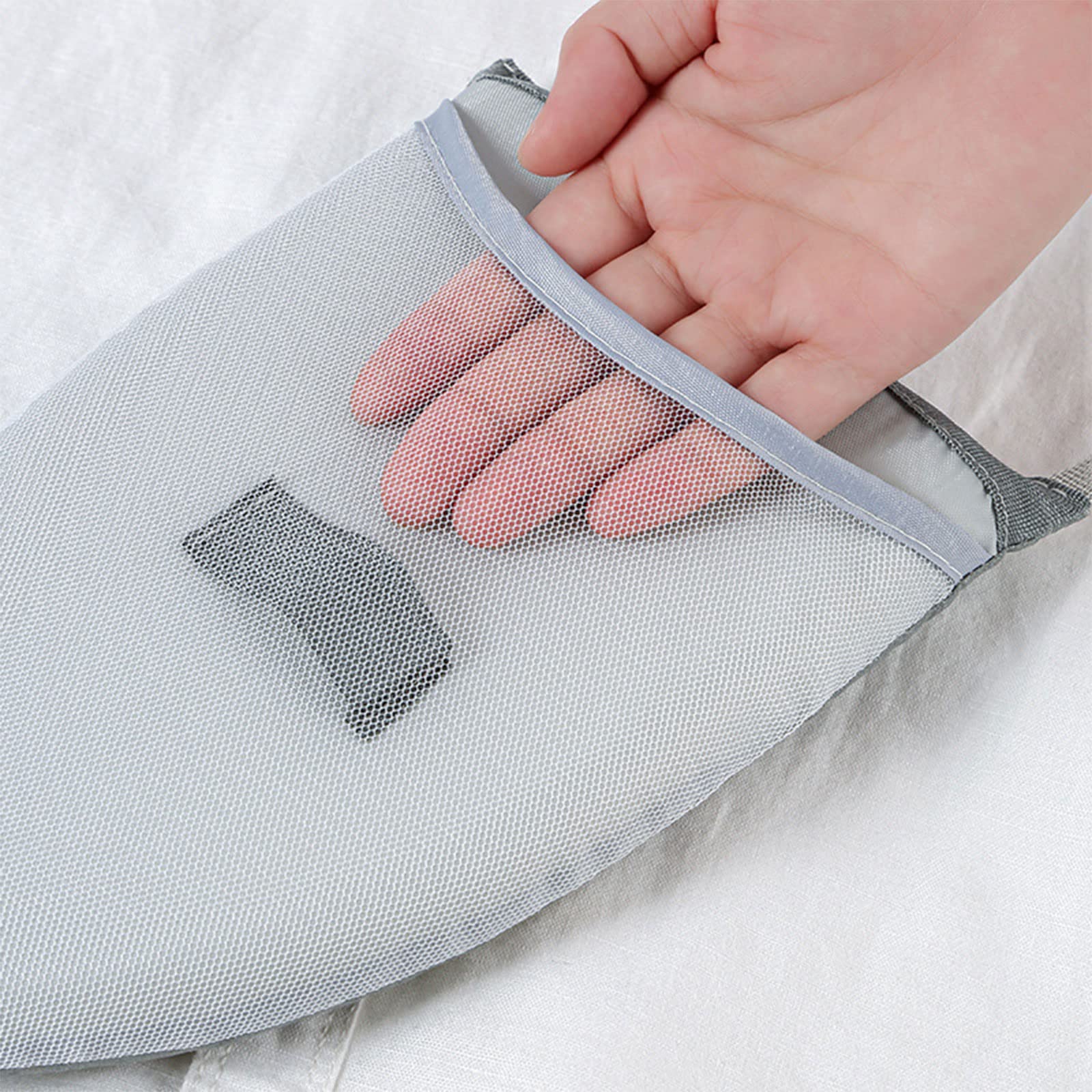 Handheld Mini Ironing Pad Sleeve Ironing Board Holder Resistant Glove for Clothes Garment Iron Table Rack Ironing Glove