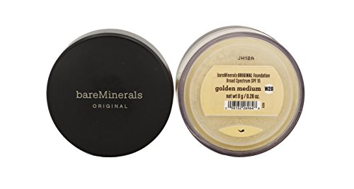 Bare Escentuals Face Care 0.28 Oz Bareminerals Original Spf 15 Foundation - # Golden Medium (W20) For Women
