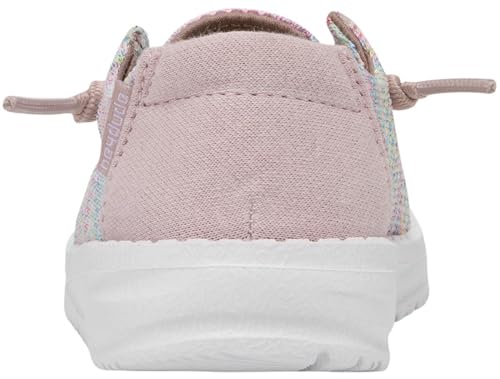 Hey Dude Wendy Toddler Sox Pastels Size C7 | Toddler's Shoes | Kid's Slip On Loafers | Comfortable & Light-Weight