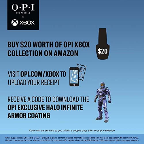 OPI GelColor, You Had Me at Halo, Blue Gel Nail Polish, Xbox Collection, 0.5 fl. oz.