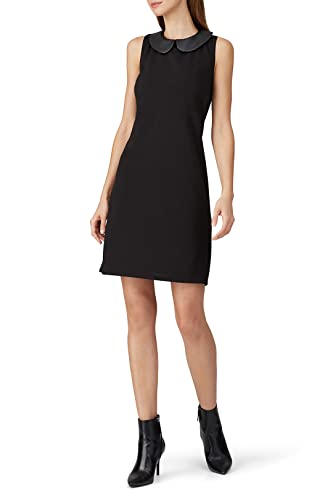 Slate & Willow Rent the Runway Pre-Loved Black Collar Dress, Black, Medium