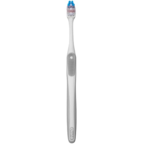 Oral-B Gum Care Extra Soft Toothbrush for Sensitive Teeth and Gums, Compact Small Head, (Colors Vary) - Pack of 3