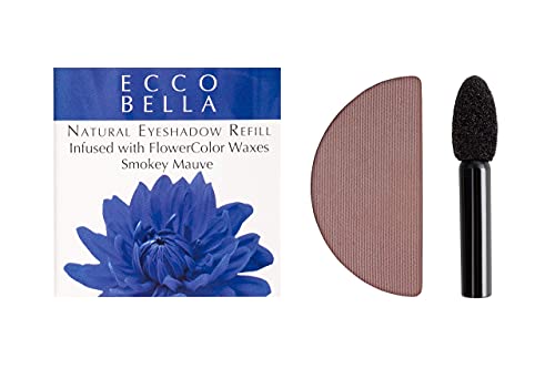 Ecco Bella Flower Eye Kit FlowerColor Plant Based Smokey Mauve Eyeshadow Vegan Brown Mascara