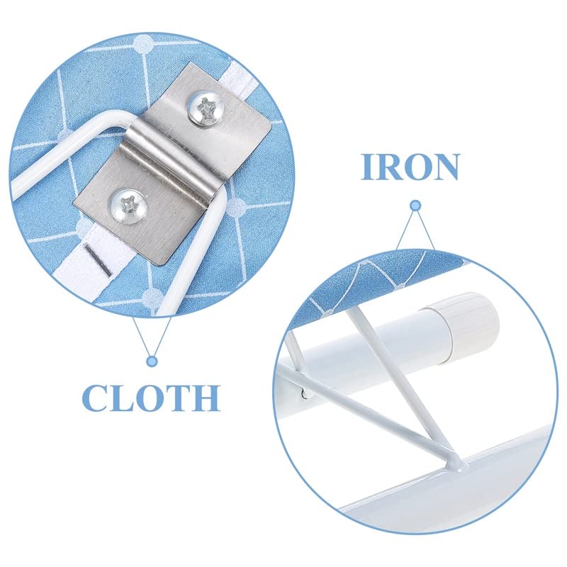 LXXSH Ironing Board Iron Small Tabletop Table Mini Portablefoldable Boardsbench Stands Shelf Covers Quilters Sleeve Folding Cover