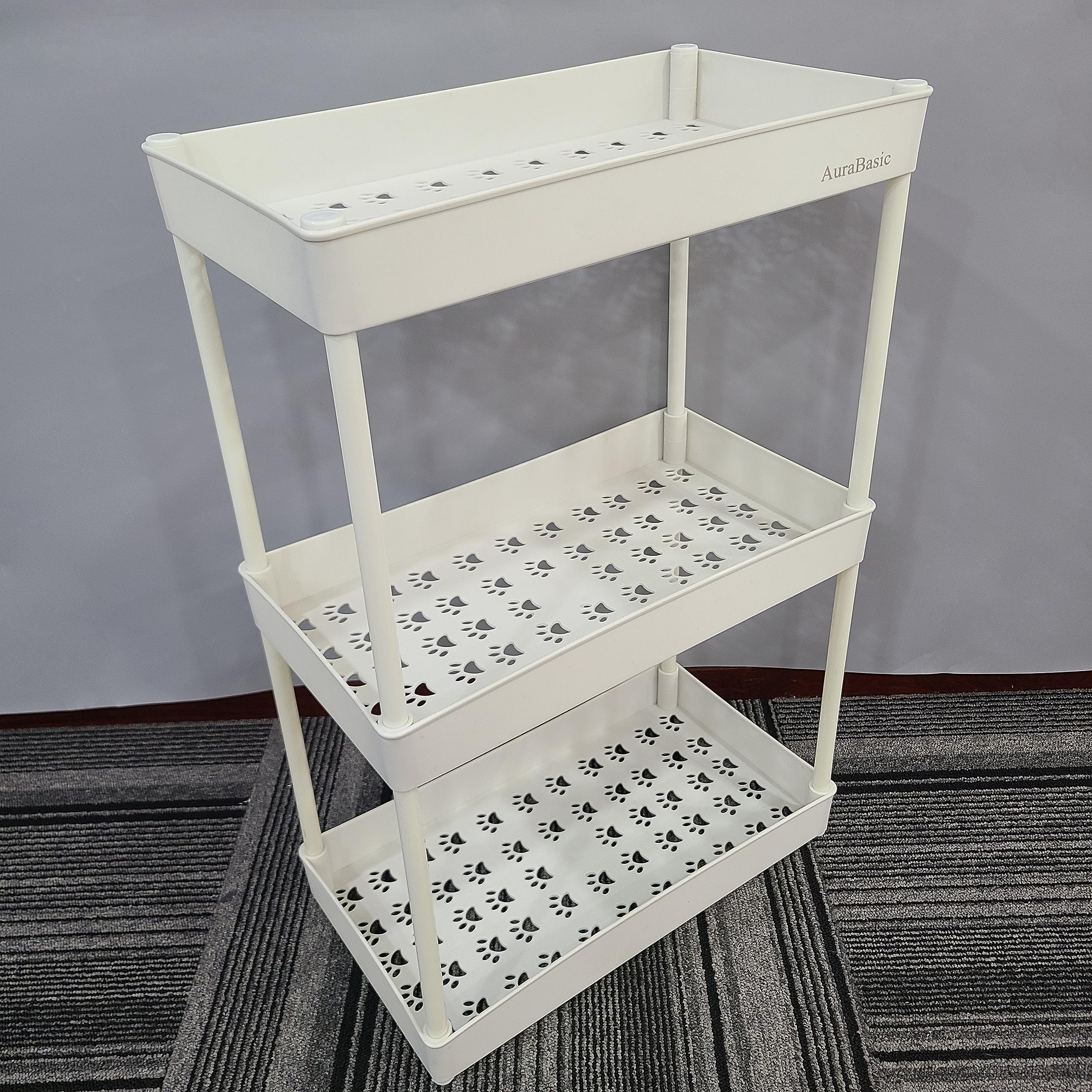 AuraBasic Shelves for Storage Space-Saving Racks Create Versatile Storage Solutions