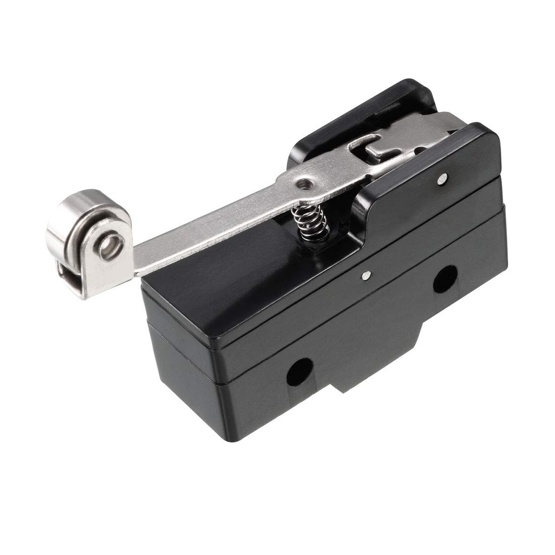 uxcell Z-15GW2-B 1NO + 1NC Long Hinge Roller Lever Micro Action Switch