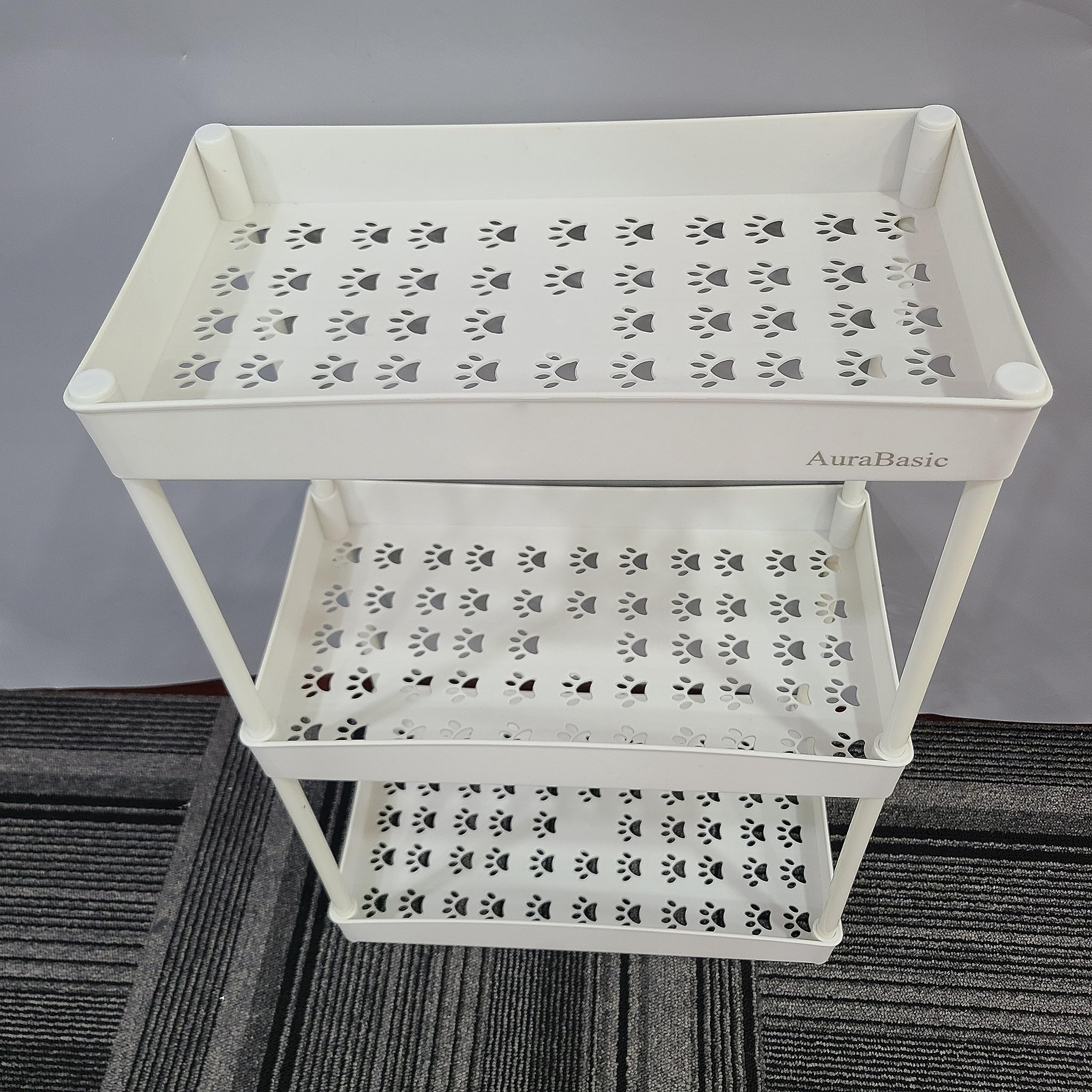 AuraBasic Shelves for Storage Space-Saving Racks Create Versatile Storage Solutions