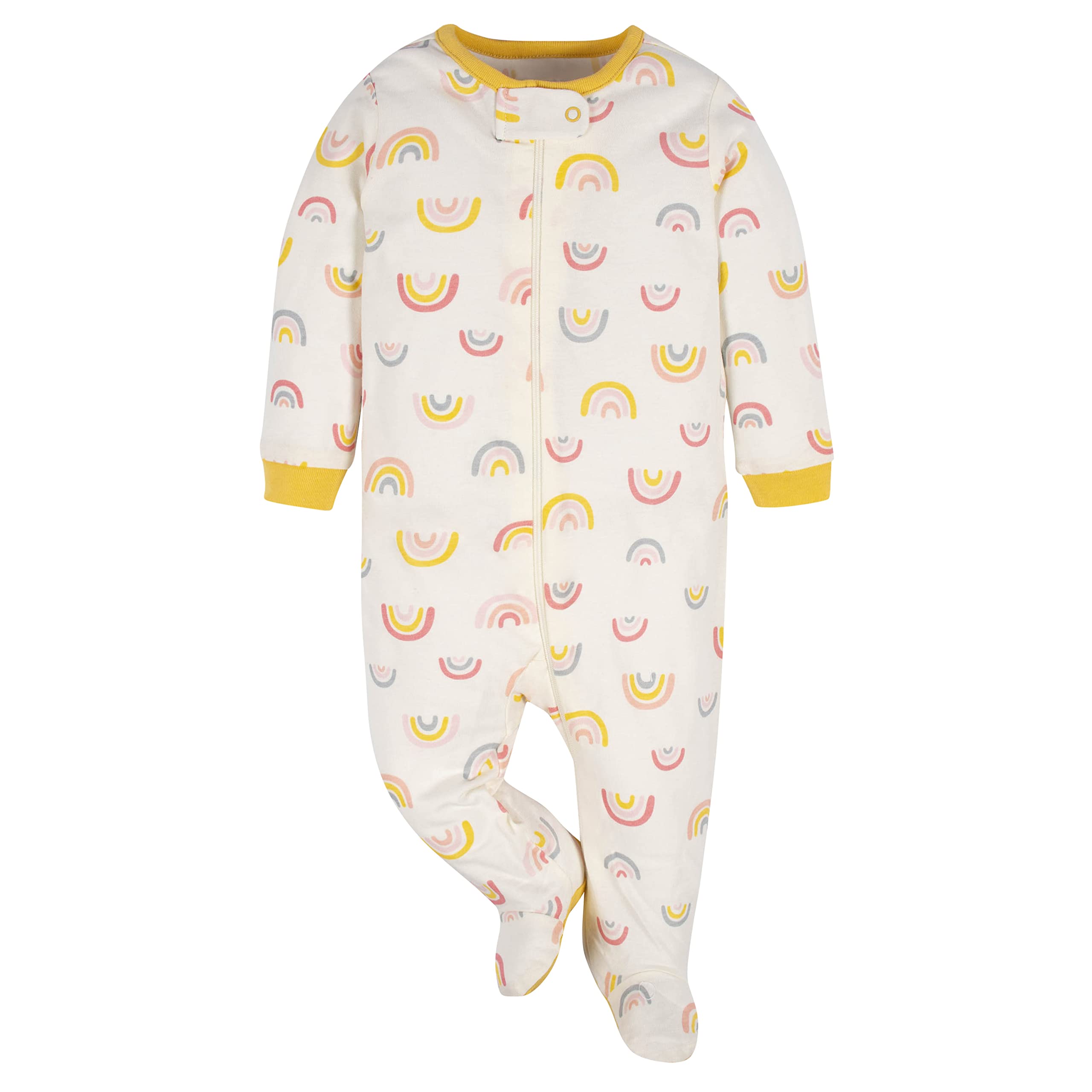 Gerber Baby Girls 2-Pack Sleep 'N Play Gold 6-9 Months