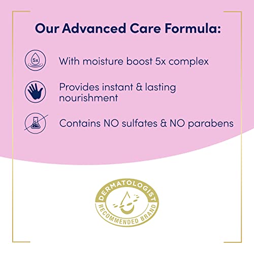 Dove Advanced Care Hand Wash Peony & Rose Oil 4 Count for Soft, Smooth Skin, More Moisturizers Than The Leading Ordinary Hand Soap, 12 oz