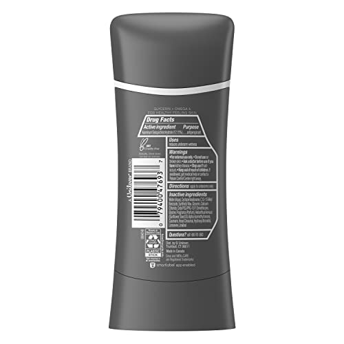 Dove Men+Care Antiperspirant hydrating, water-based deodorant Ocean Breeze our best non-irritant formula 2.6 Ounce (Pack of 2)