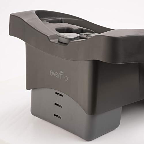 Evenflo LiteMax Infant Car Seat Base, Easy to Install, Versatile and Convenient, Meets All Federal Safety Standards, Durable Construction, Compatible with All LiteMax Infant Car Seats, Black