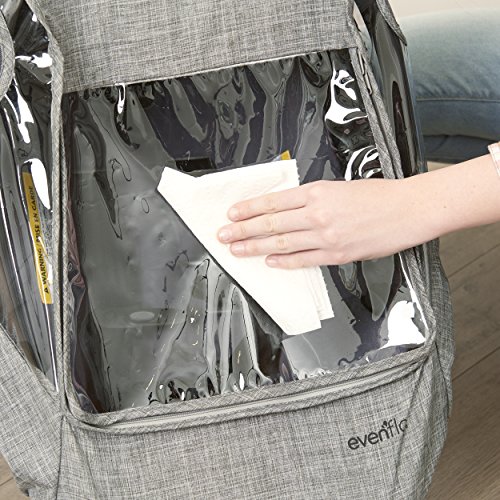 Infant Car Seat Weather Shield, Rain Cover, Ventilated Panels (Gray Melange)
